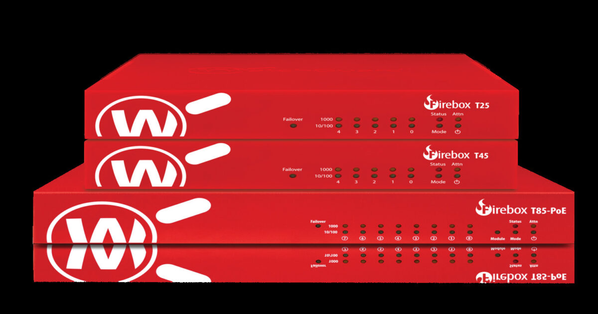 Nueva línea 'firewall' de WatchGuard