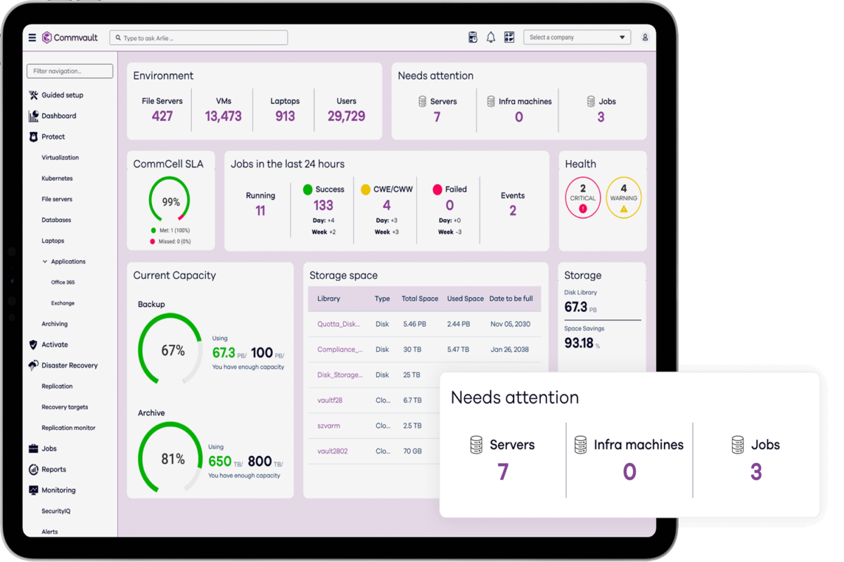 Commvault Cloud: visibilidad y control para garantizar la resiliencia